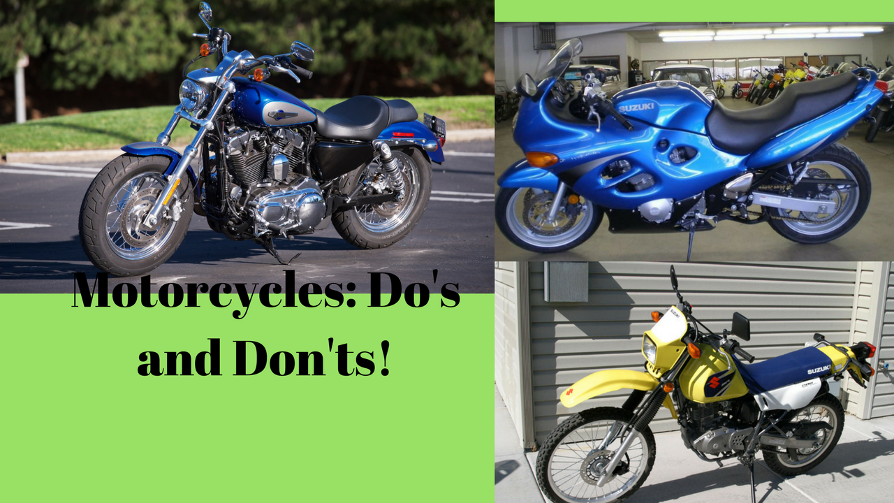 Motorcycles Do’s and Don’ts. | Peak Student Media